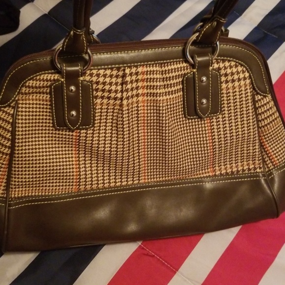 Chaps | Bags | Chaps Brown Hand Bag | Poshmark